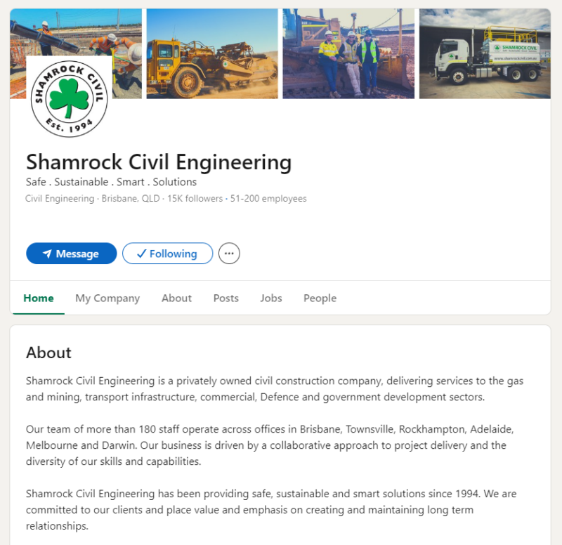 Home - Shamrock Civil